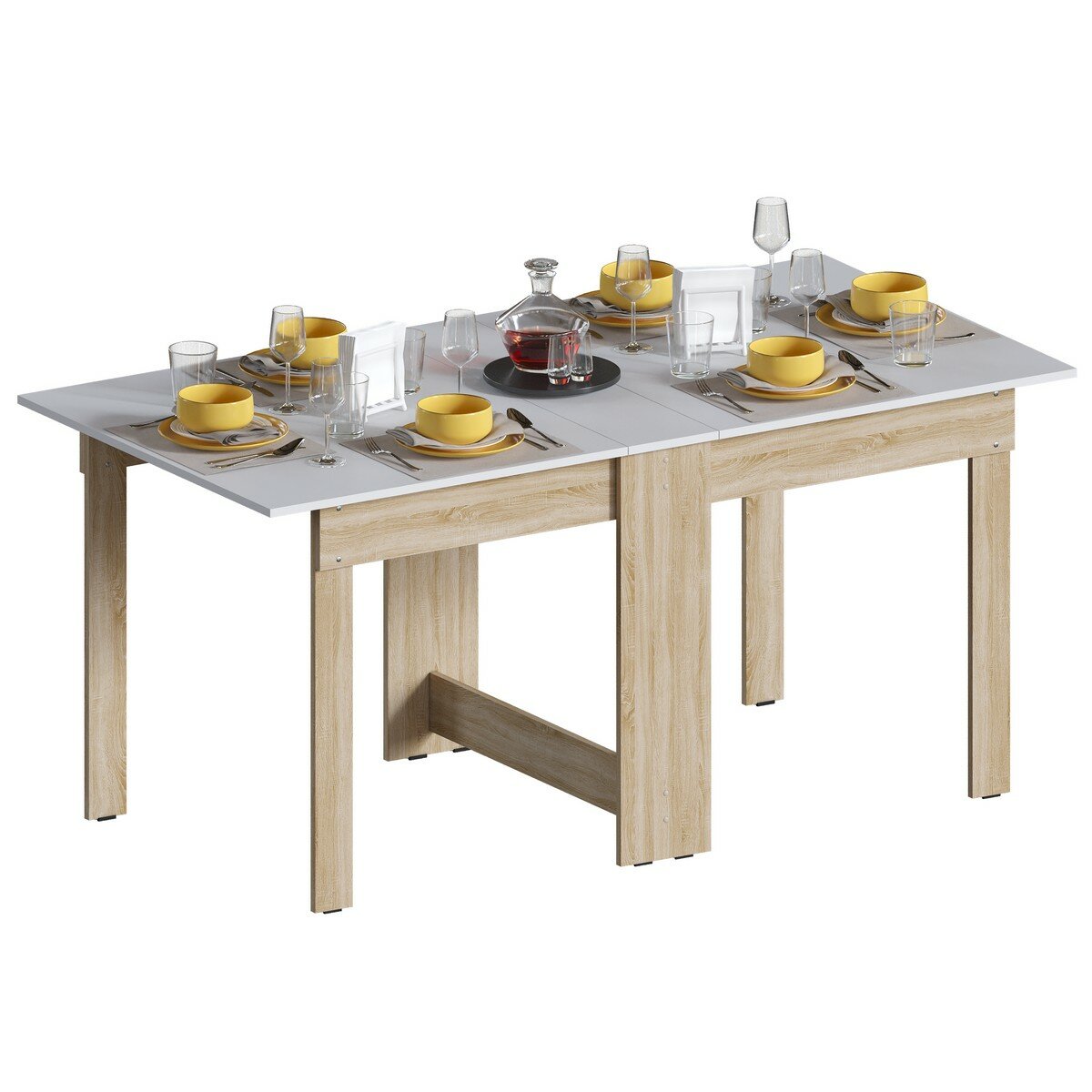 Стол-книжка СтК-8 Дуб сонома/Белый