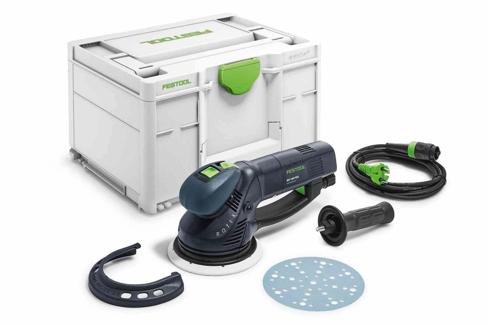 Эксцентриковая шлифовальная машинка с редуктором FESTOOL ROTEX RO 150 FEQ-Plus