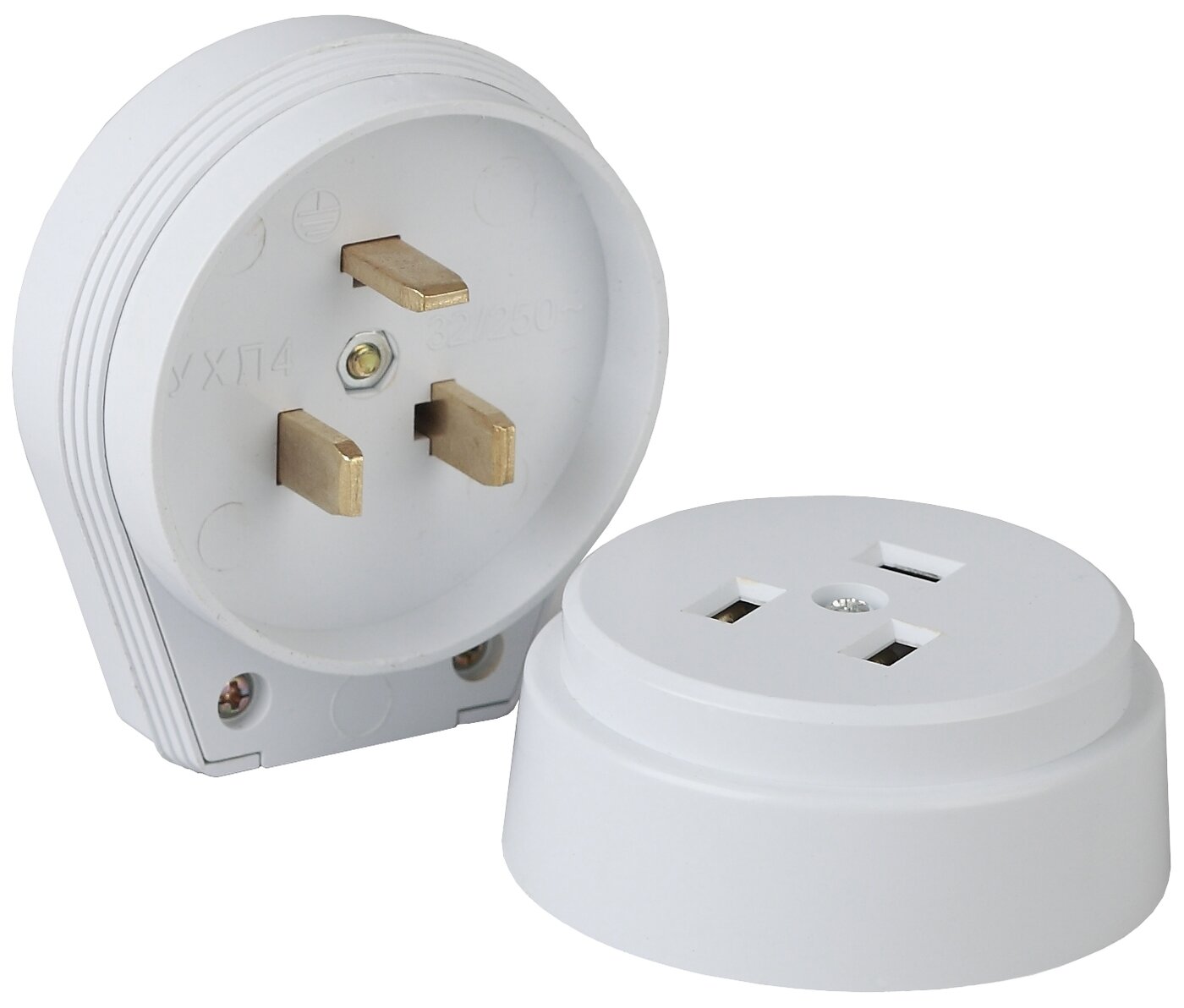 Розетка + Вилка для электроплиты ршвш 32А.