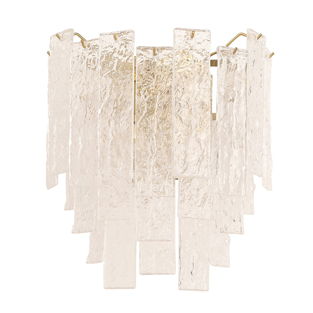 Бра Crystal Lux RICARDO RICARDO AP3 BRASS