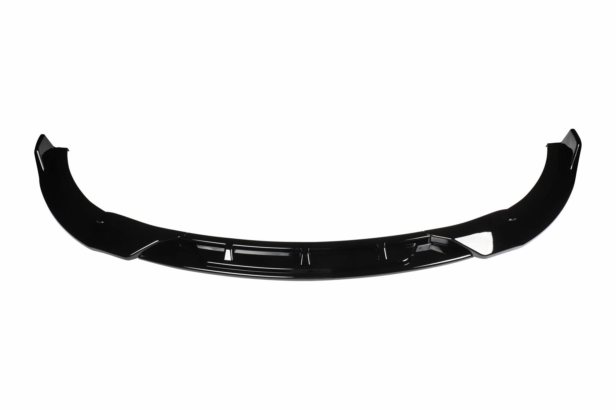 Губа переднего бампера Hyundai sonata 2011-2014 черный глянец