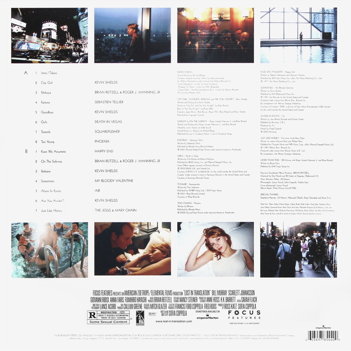 Ost "Виниловая пластинка Ost Lost In Translation"