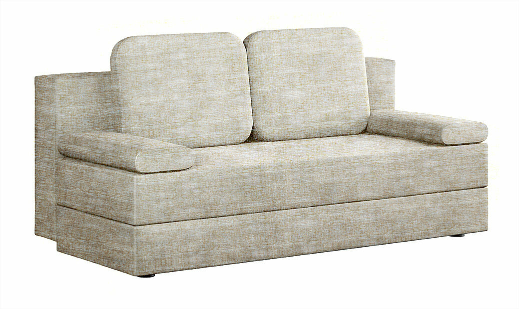 Диван раскладной Аура 3, механизм еврокнижка, в цвете серый (Бинго 3)