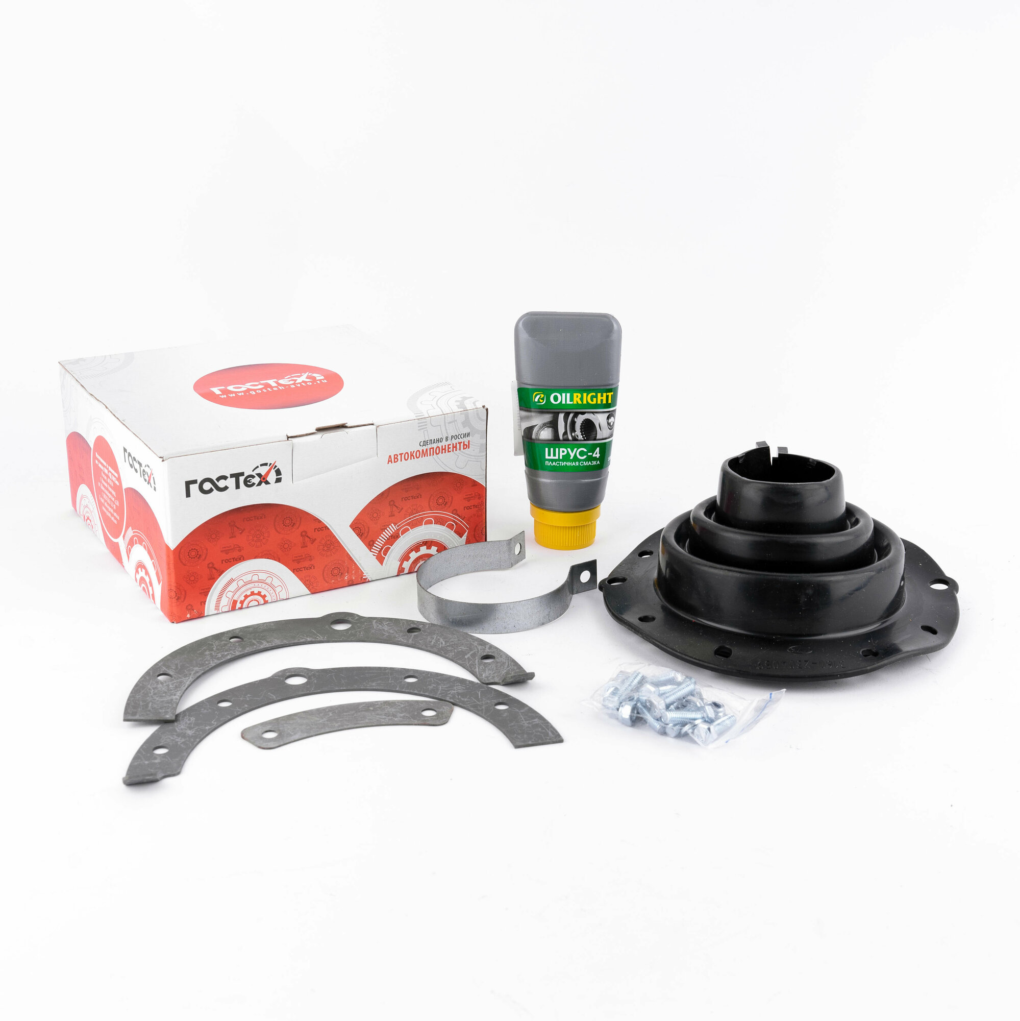 Чехол поворотного кулака УАЗ 469, 452, Hunter, Patriot термоэластопласт к-т крепеж + смазка (гостех)