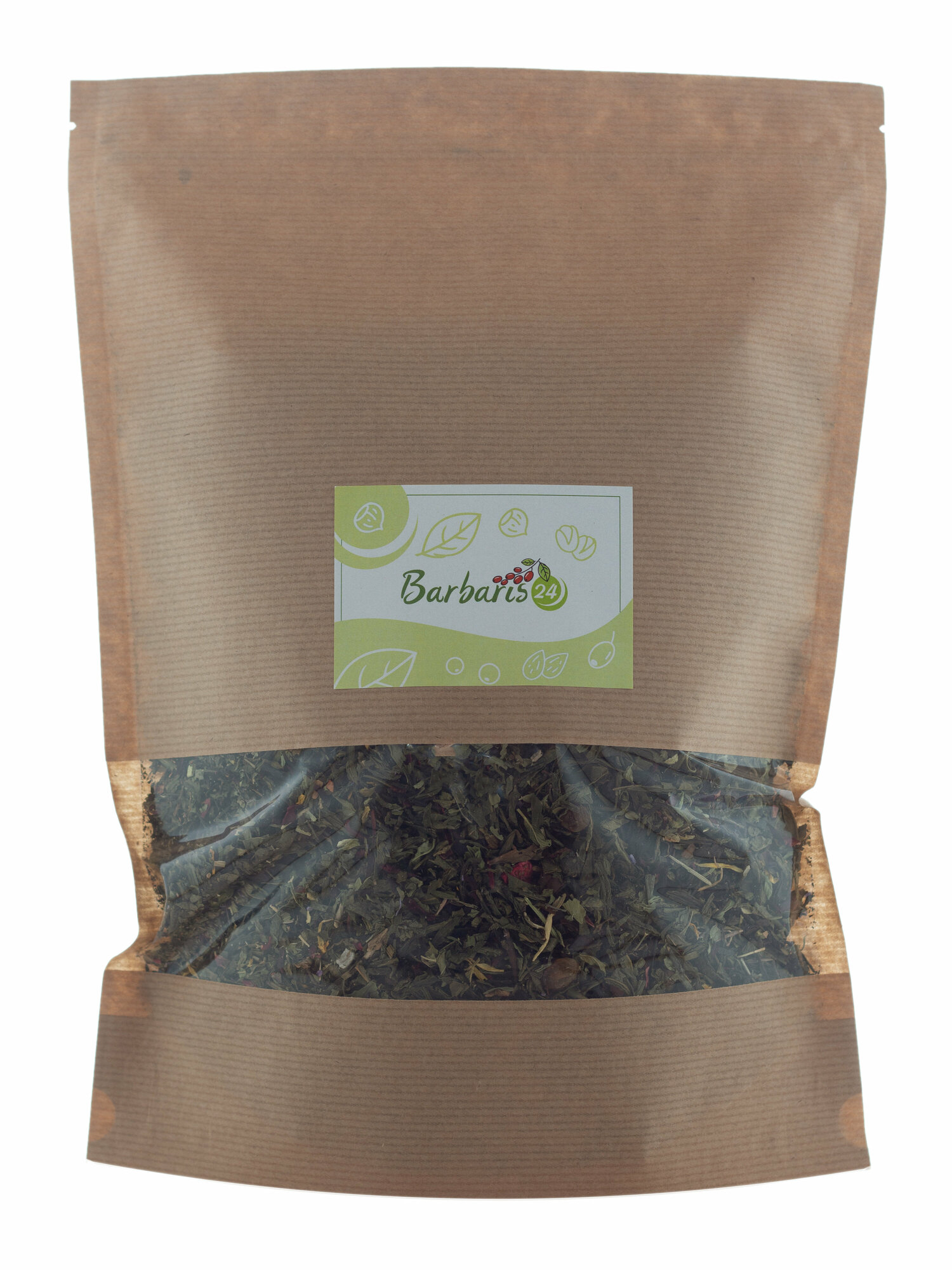 Фруктовый чай Малина с мятой 500гр.