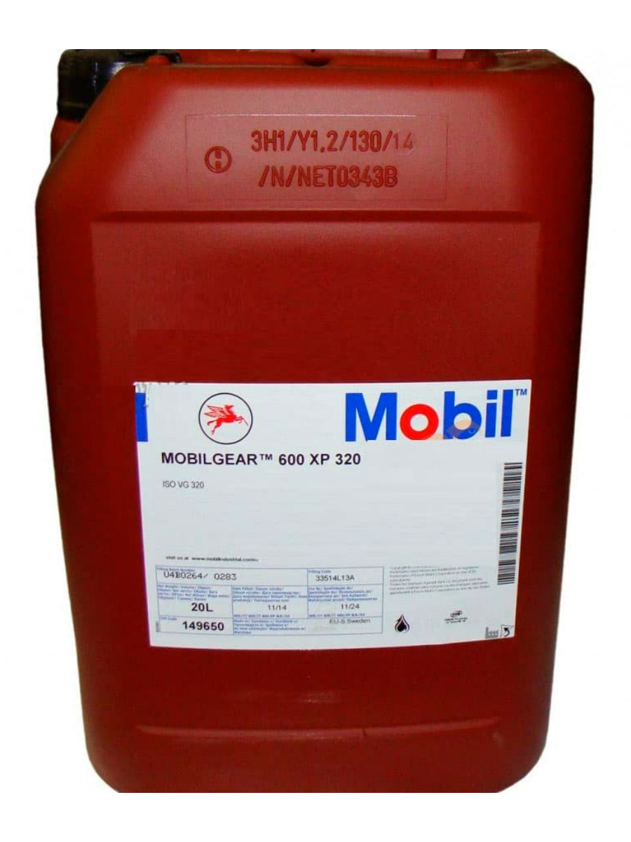Масло редукторное Mobil MOBILGAER 600 XP 320, 20 л.