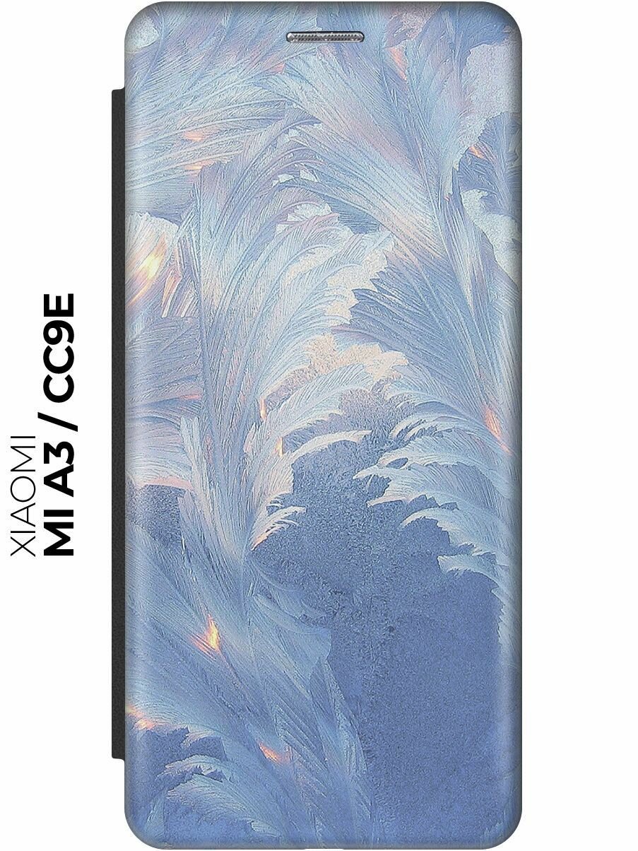 Чехол-книжка Изморозь на Xiaomi Mi A3 / CC9e / Сяоми Ми А3 / Ми СС9е черный