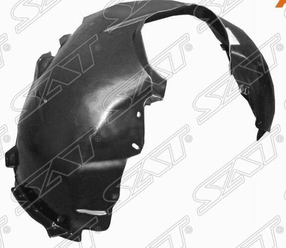 Подкрылок SAT, для Ford Focus II 04, передняя, правая, черный