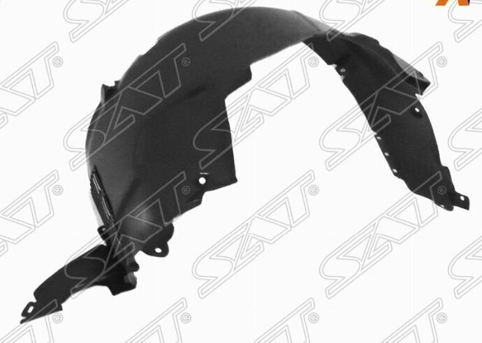 Подкрылок SAT, для Hyundai Sonata, передняя ось, правый, чёрный, 1 шт