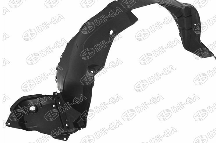Подкрылок SAT, для TOYOTA COROLLA E150, передняя, правая сторона, чёрный