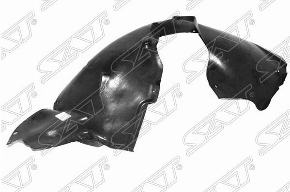 Подкрылок SAT 2402.26, для Skoda Yeti 2009+, передняя, правая, черный