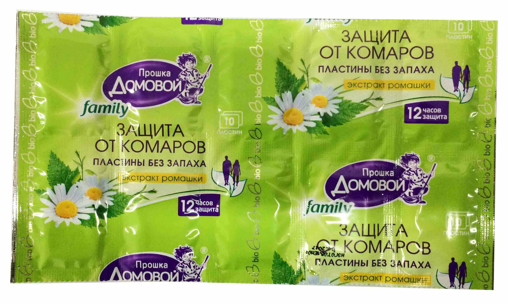 Домовой Family БИО Пластины от комаров 10 шт
