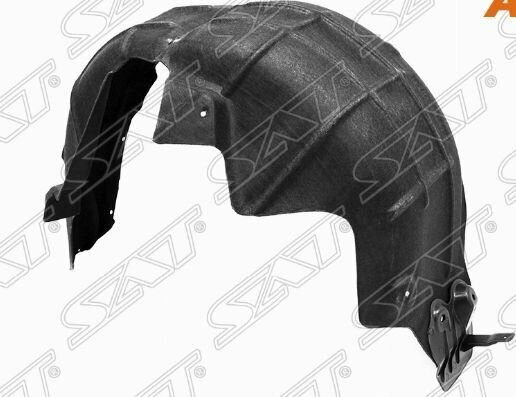 Подкрылок SAT, для Skoda Octavia 2012-20, левый, задний, чёрный