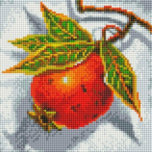 Набор Белоснежка #2004-ST-S Гранат, Алмазная Мозаика, 20 х 20 см