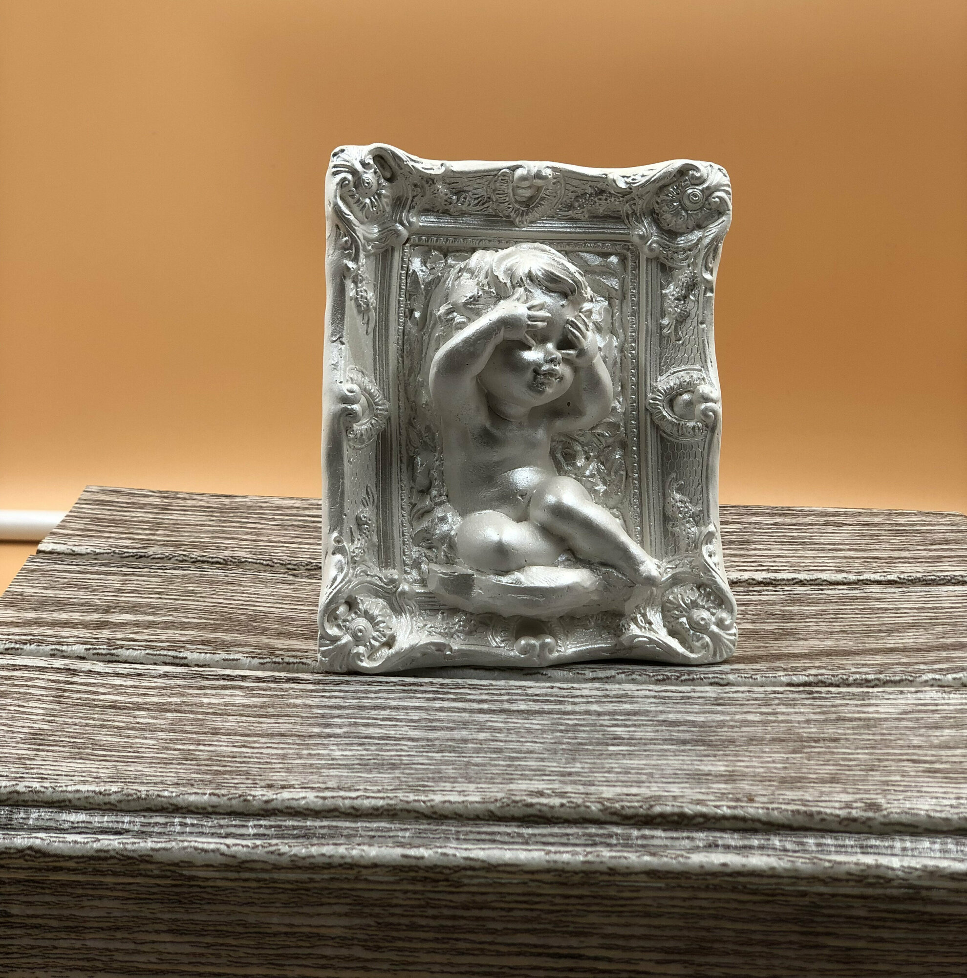 Фигурка Ангел в рамке "Не вижу", 12x8x4см, ARTVACH