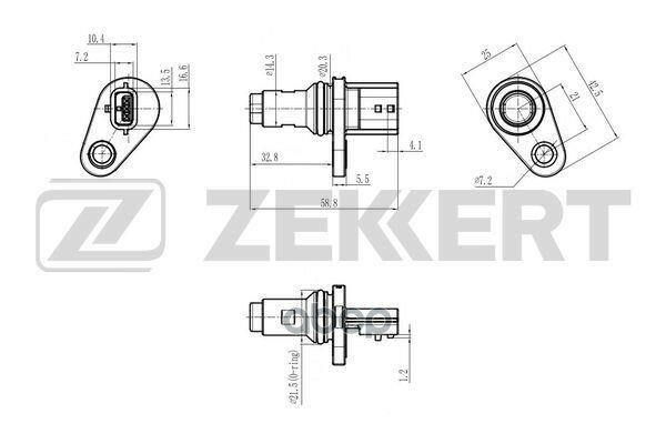 Датчик Положения Распредвала Nissan Qashqai (_J10_) 07- X-Trail (T31) 07- Juke (F15) 10- Micra (K Zekkert арт. se-5037