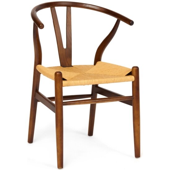 Стул обеденный Secret DE Maison WISHBONE (mod. CB2212), дерево береза, 57*50.5*79.5, Темный Орех (№5)