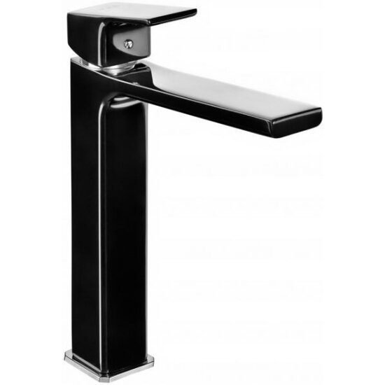 Смеситель для раковины E.c.a E. С. A Tiera 103588002EX 237 без донного клапана черный хром