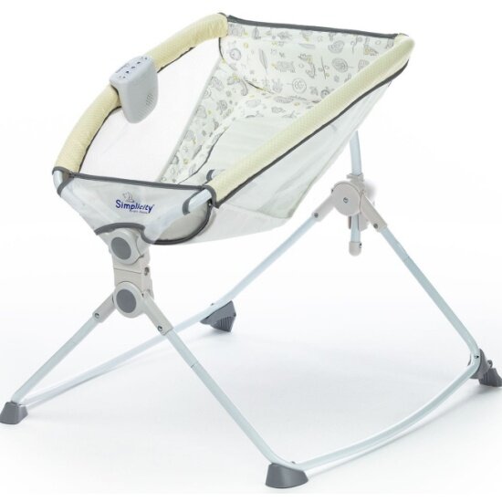 Колыбель Simplicity с электронной системой укачивания 27405 B Safari Park