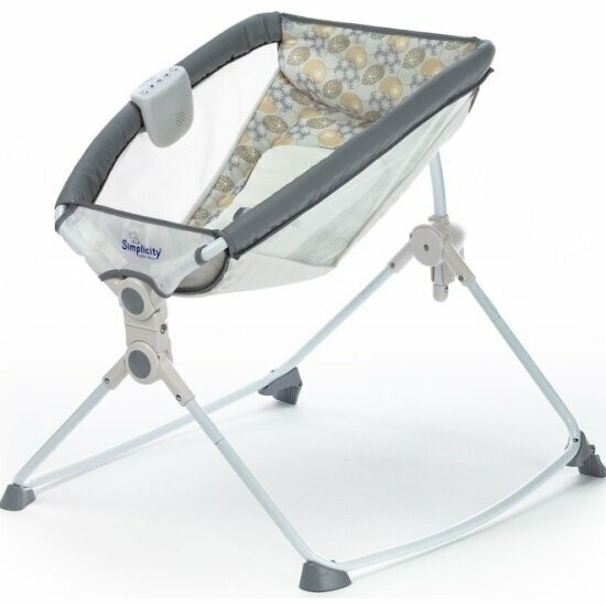 Колыбель Simplicity с электронной системой укачивания 27405 B Crystal