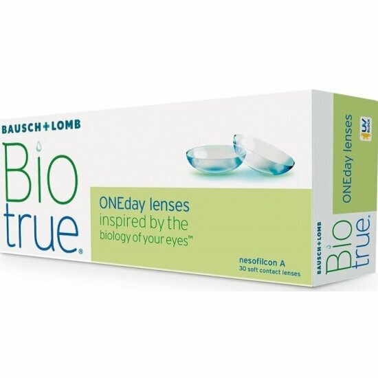 Контактные линзы Bausch & Lomb Biotrue ONEday 30 pk (-8.50/8.6/14.2)