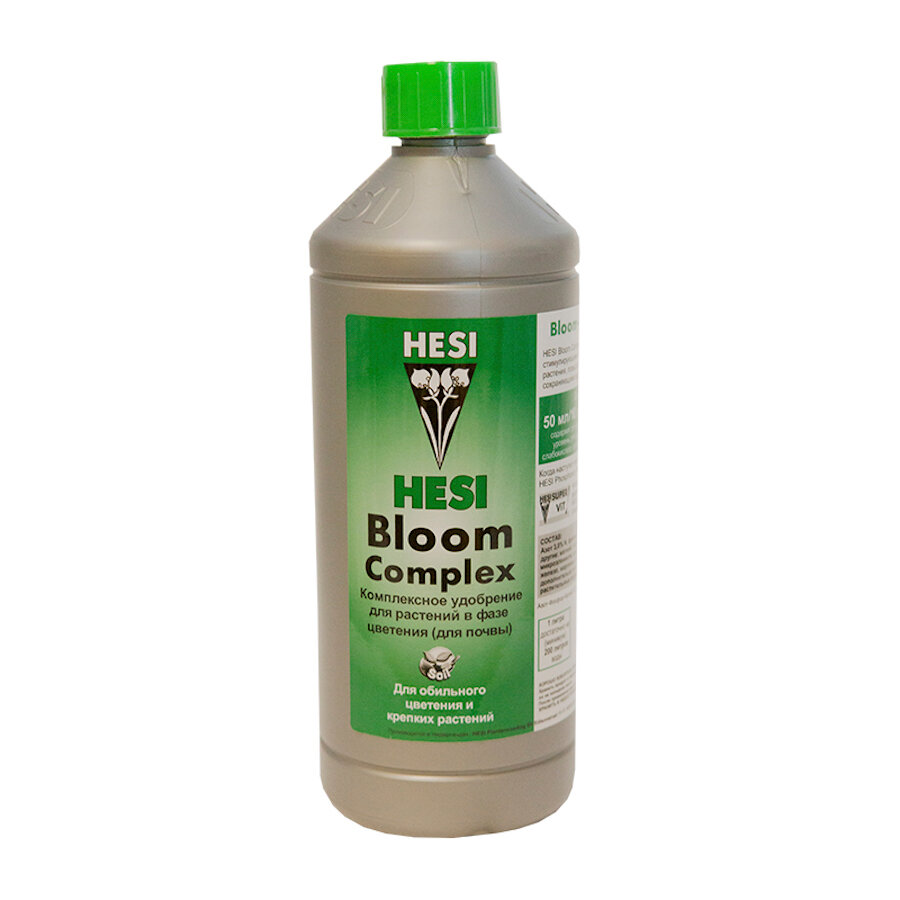 Удобрения органоминеральное для стадии цветения Hesi Bloom Complex 1 л