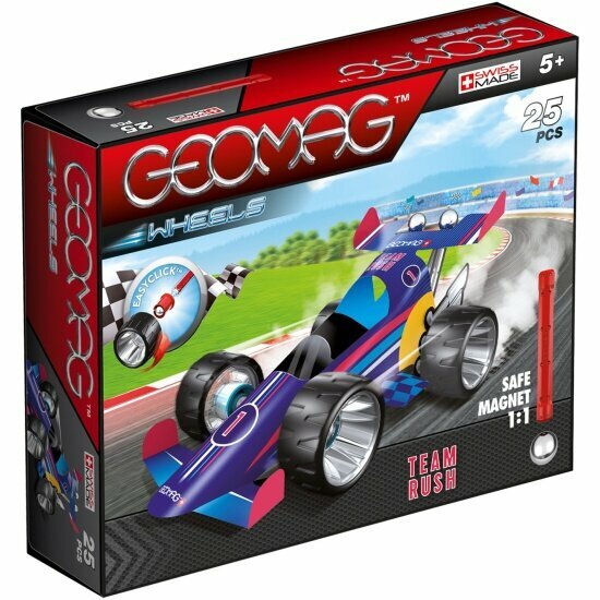 Магнитный конструктор Geomag 712 Машина гоночная сиреневая