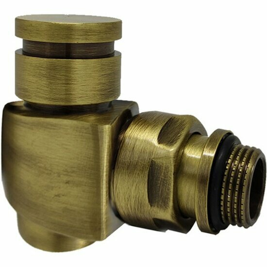 Вентиль SR Rubinetterie Prestige & Minimal угловой запорный 1/2", цвет бронза