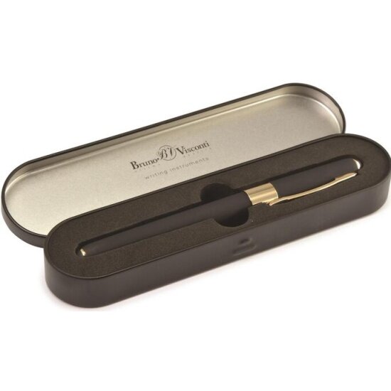 Ручка шариковая Bruno Visconti неавтоматическая MONACO 0,5мм син, черн. корп, фут 20-0125/601