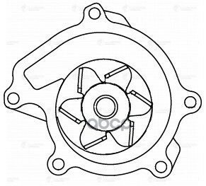 Luzar Насос Водяной Для А/М Toyota Vitz (99-)/Funcargo (99-)/Platz (00-)/Yaris (99-) 1.0I/1.3I [Sz] (Lwp 1949) LUZAR арт. LWP.