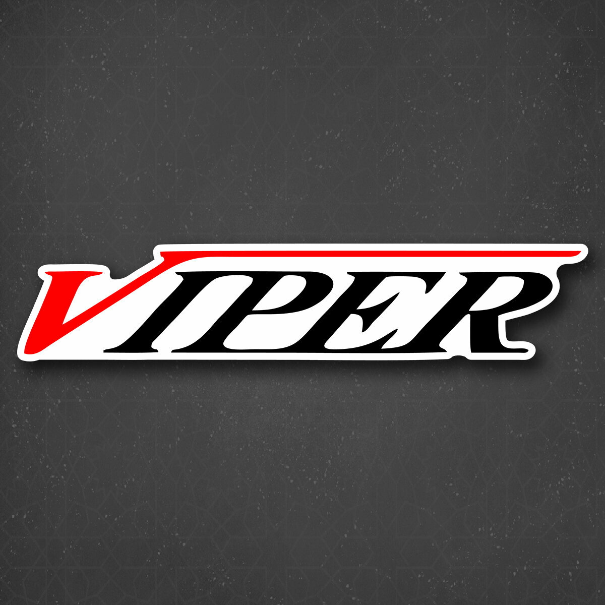 Наклейка на авто "Viper - Гадюка" 24x4 см