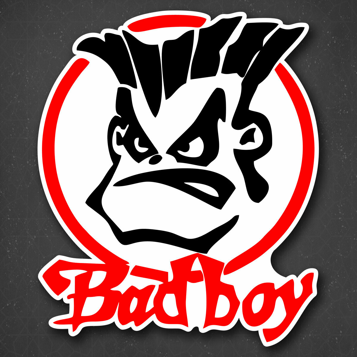 Наклейка на авто "Bad Boy - Плохой парень" 19x22 см