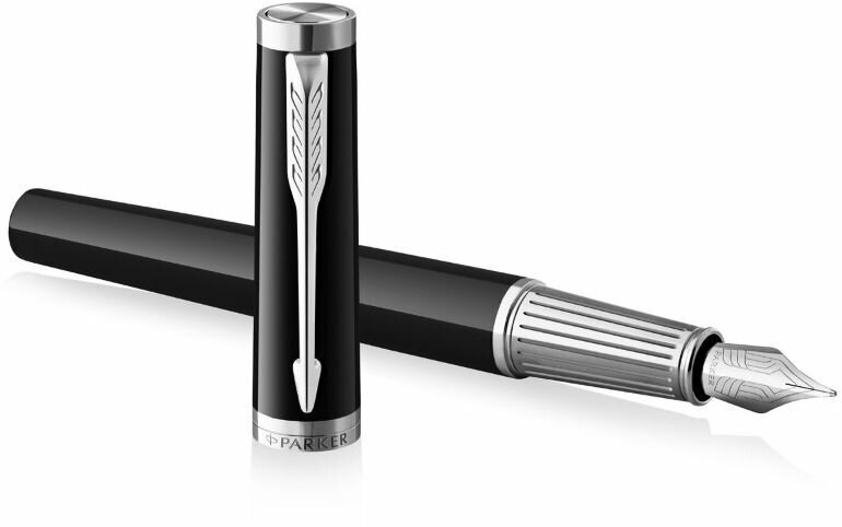 Ручка перьев. Parker Ingenuity Core F570 (2181994) Black СT F сталь нержавеющая подар. кор