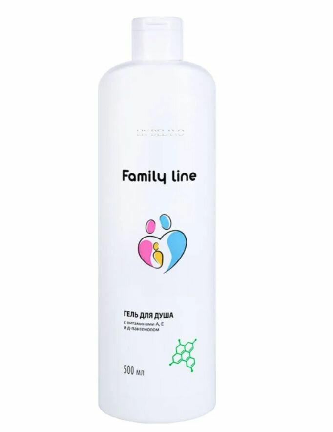 Liv Delano Гель для душа женский с витаминами А Е и д пантенолом, 500мл