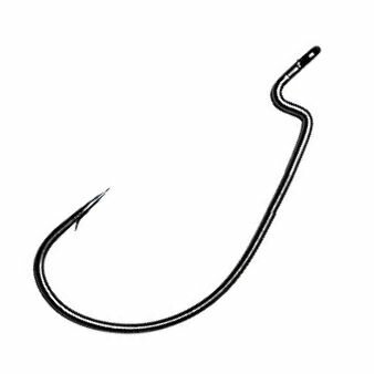 Офсетные крючки Vanfook Worm-55B #3/0 stealth black