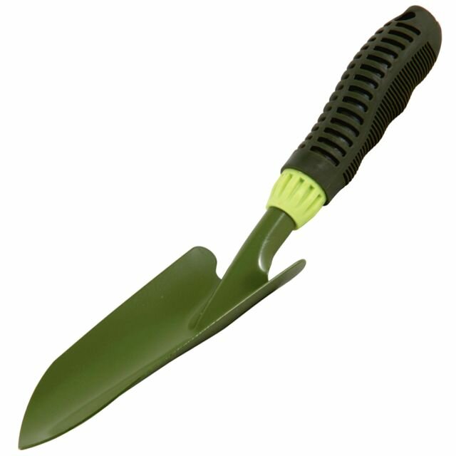 Совок посадочный узкий сталь пластик