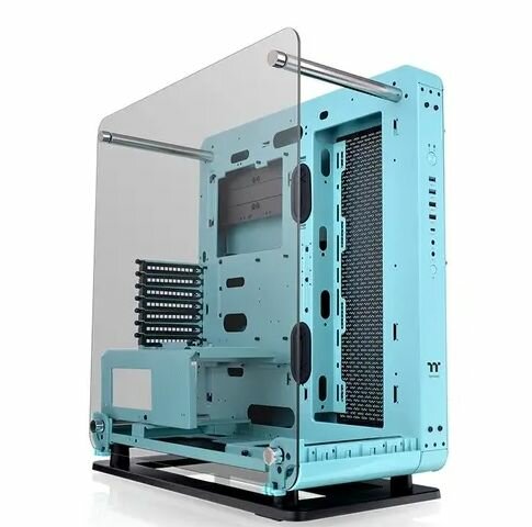 Компьютерный корпус Thermaltake Core P6 TG Turquoise (CA-1V2-00MBWN-00) бирюзовый - Mid Tower, ATX, USB 2.0, 3.2 Gen1, 3.2 Gen2 Type-C