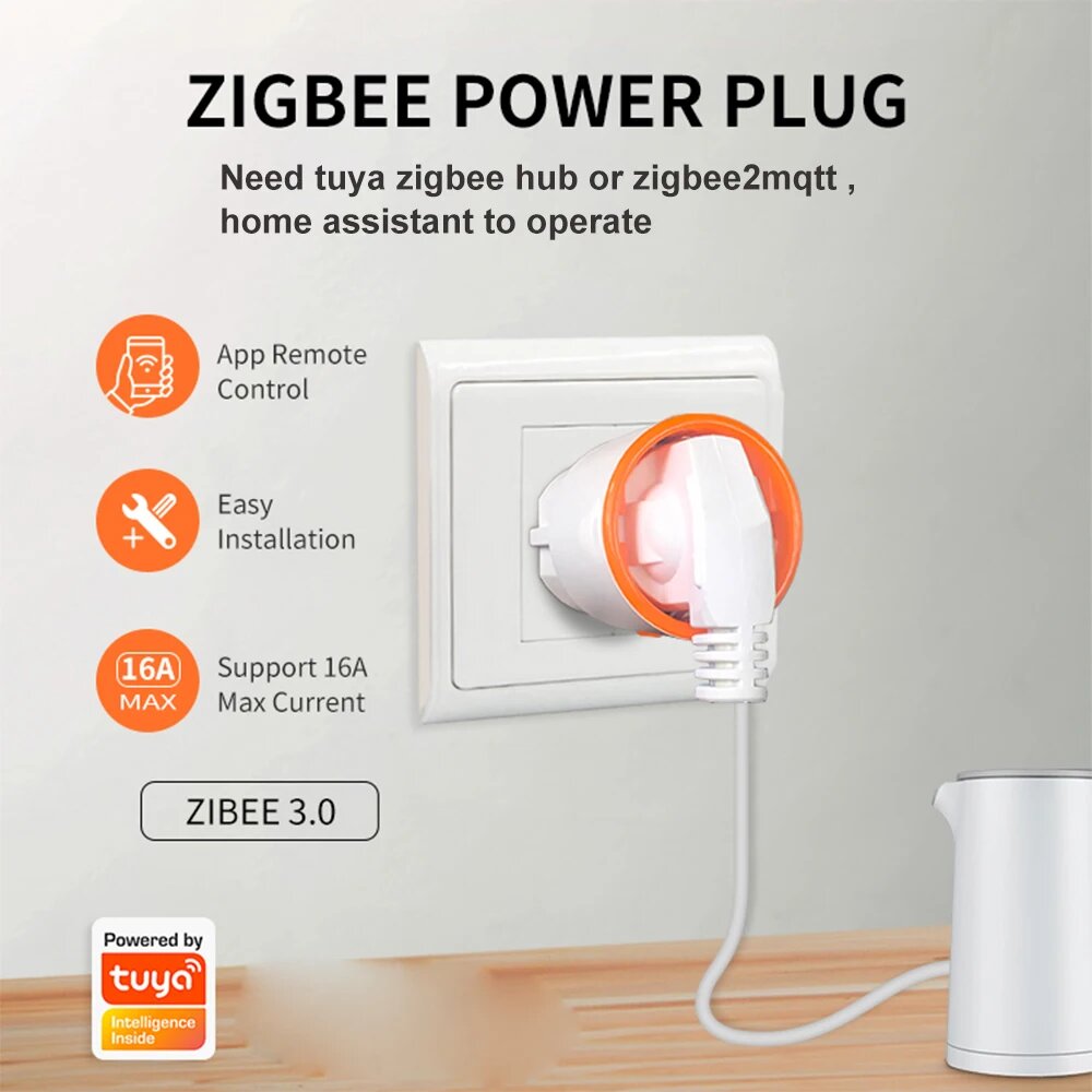 Zigbee розетка Orange 1pc — фото 1