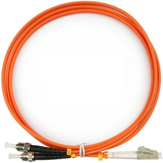 Патч-корд оптический Toplan , дуплексный, LC/PC-ST/PC, MM 50/125 (OM2), 100 м, LSZH