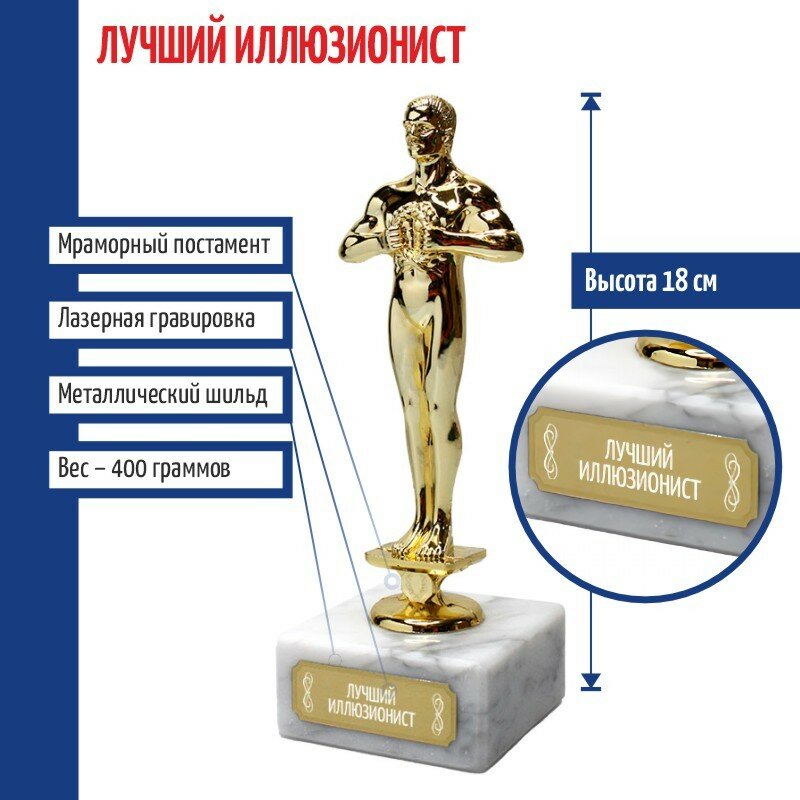 Статуэтка Фигура "Лучший иллюзионист" (18 см)