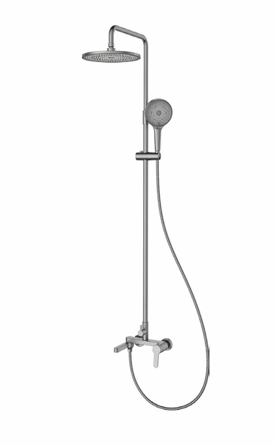 Душевая система Gappo G99-39 G2JD49LO9-MT39EA оружейная сталь