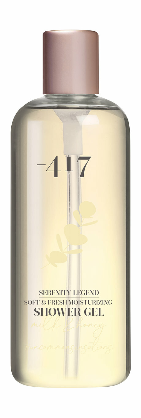 Minus 417 Soft Fresh Moisturizing Shower Gel Milk Honey Освежающий и увлажняющий гель для душа с ароматом молока и меда 350мл