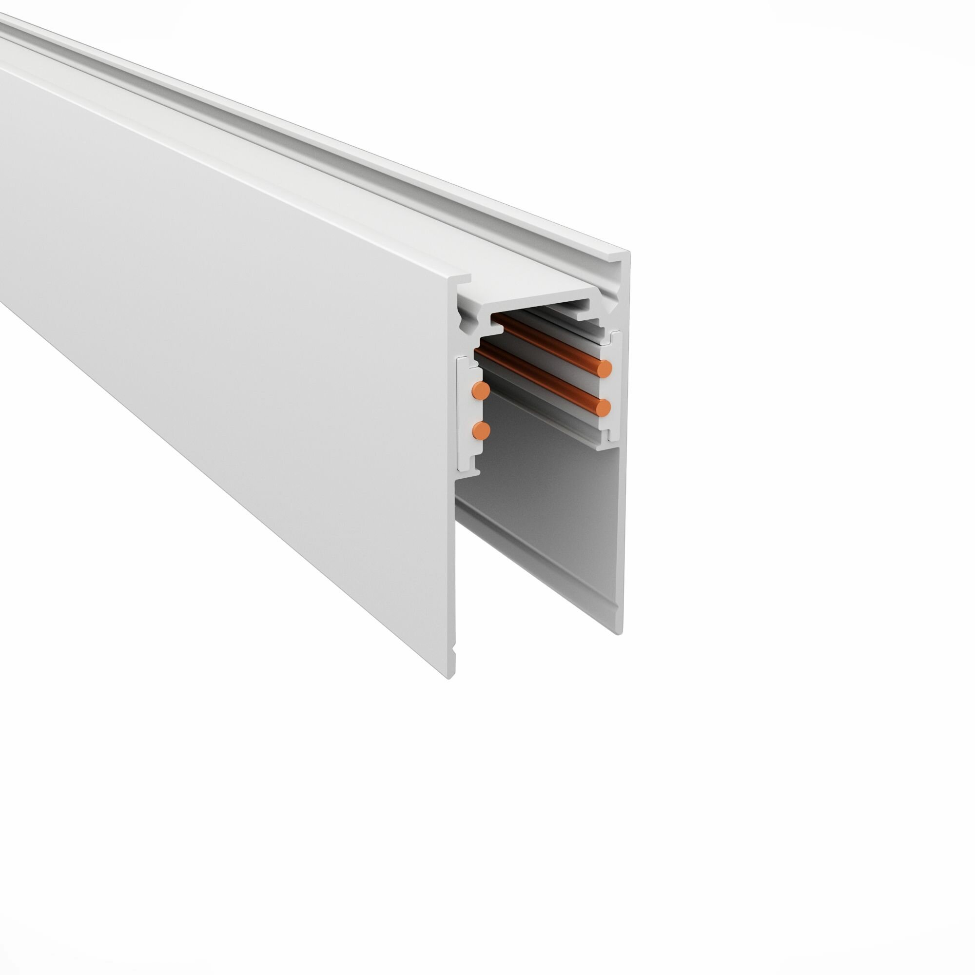 Шинопровод магнитный накладной ST LUCE цвет белый магнитная трековая система SKYLINE 48 длина 1 метр, ST003.519.00