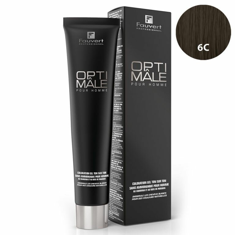 Fauvert Professionnel Краска для волос мужская Оптималь 6С тёмный блондин, 100мл
