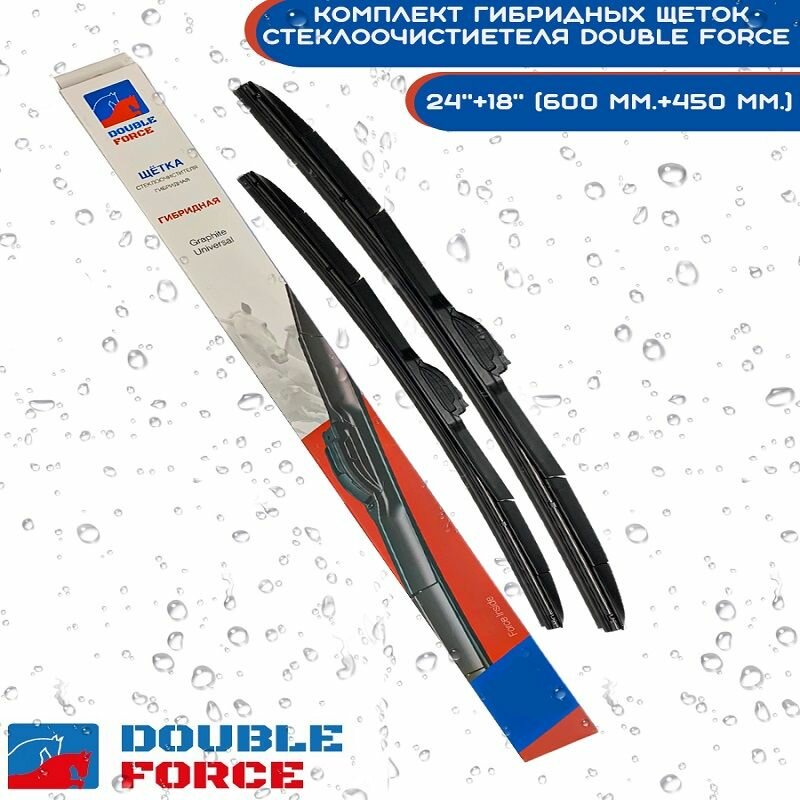 Chevrolet Equinox 2017- Комплект гибридных щеток стеклоочистителя (600+450 мм)