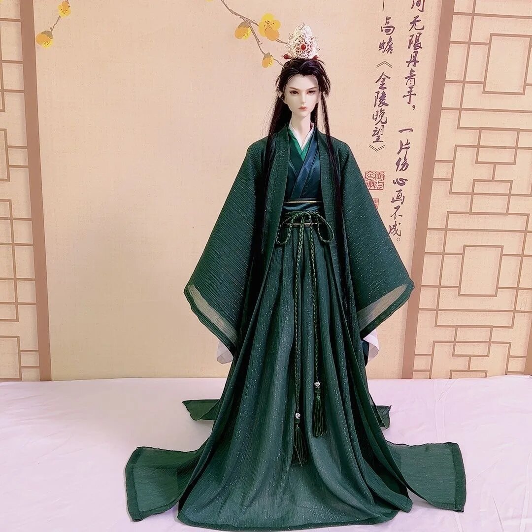 Платье глазурованное жемчужное для куклы BJD 60 см, размер one fourth