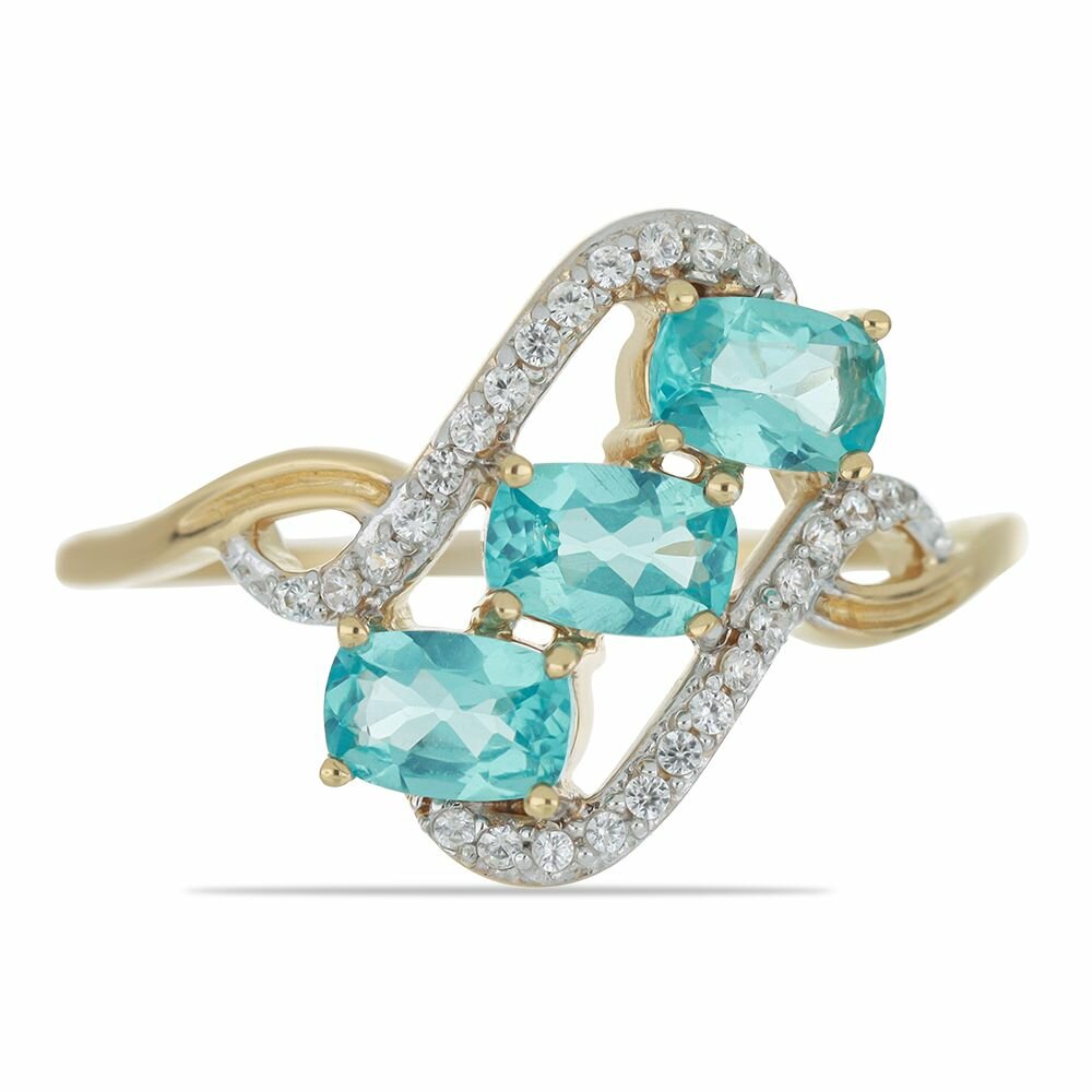 Кольцо, серебро, 925 проба, циркон