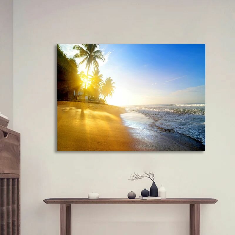 Картина ВсеКартины. Тут "Солнце. Море", 60x80 см, на деревянном подрамнике