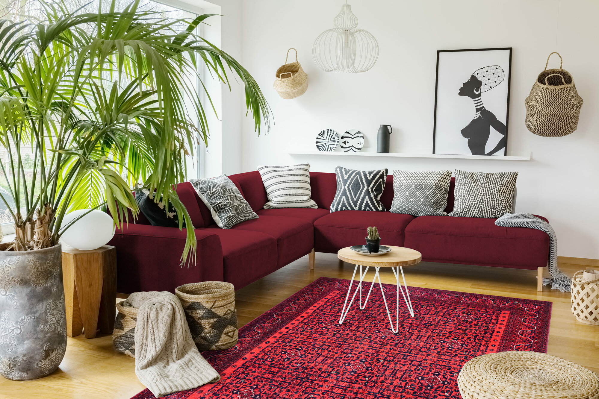 Ковер безворсовый DivaHome , Килим , прямоугольный 2.0х2,9м Турция , с оригинальным принтом