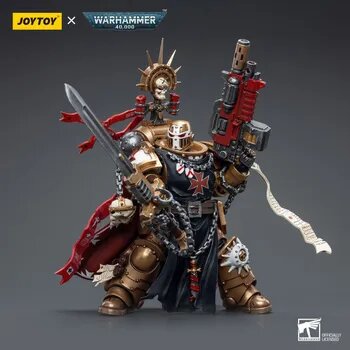 Подвижная фигурка JOYTOY Warhammer 40K Black Templars High Marshal Helbrecht